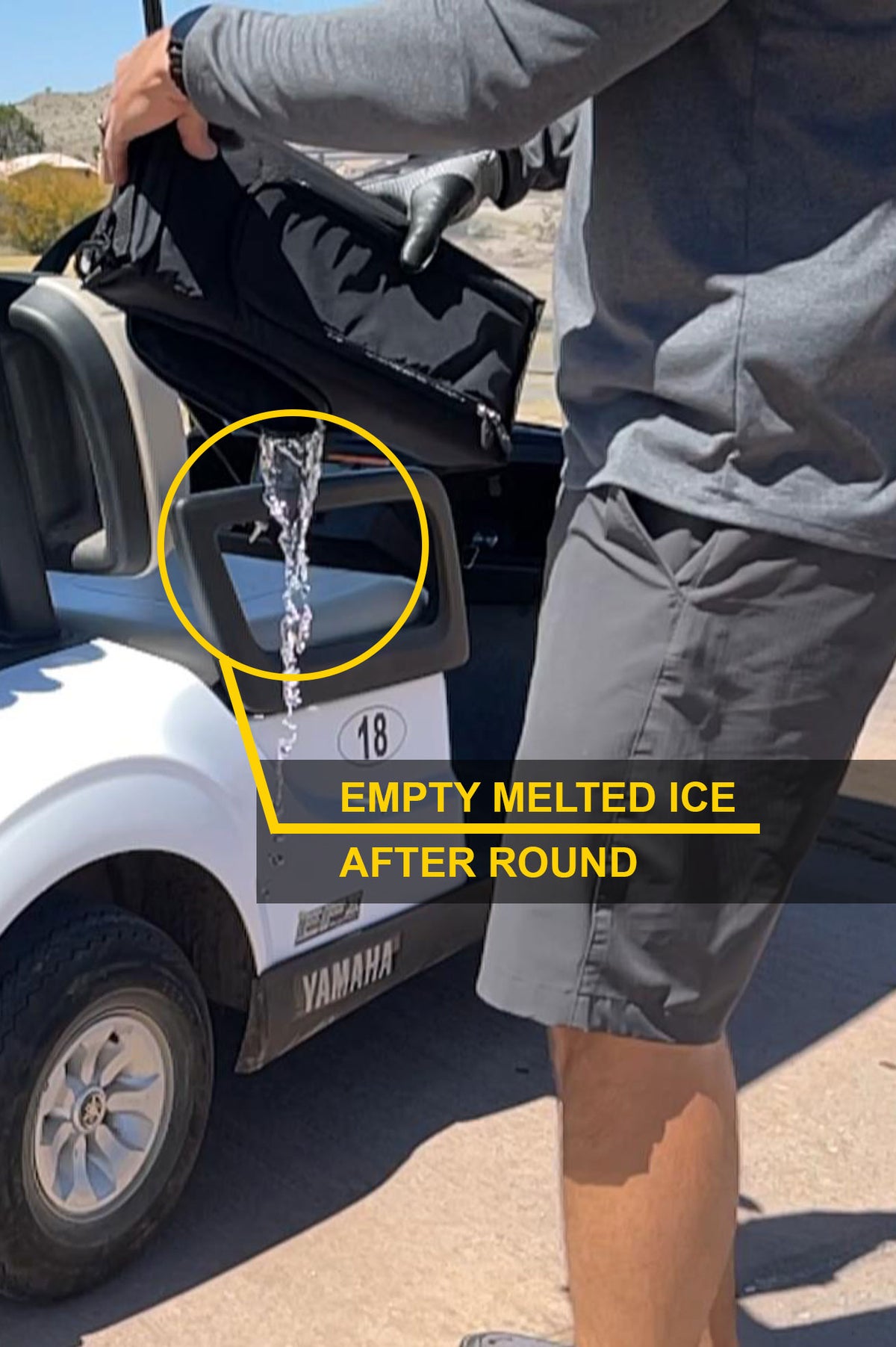 Golf Bag Cooler by CaddyDaddy | Keep Cans Cold on Golf Course