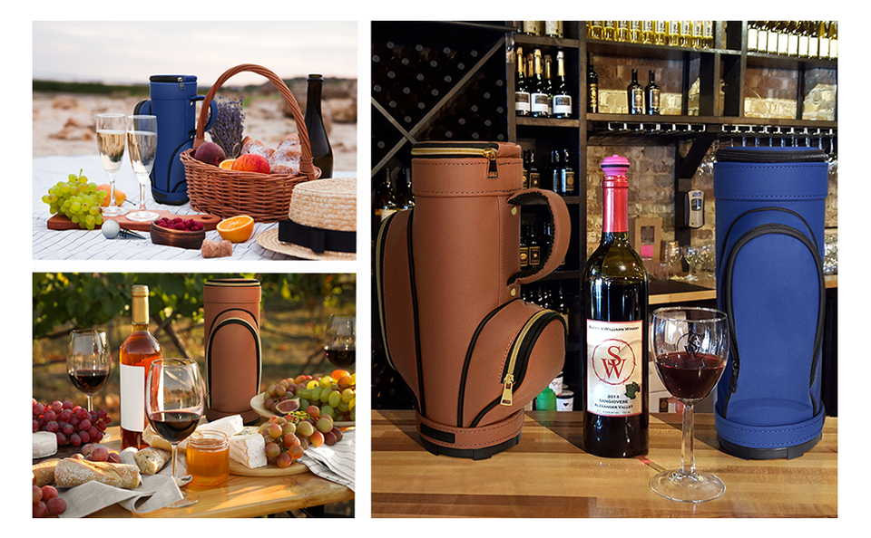 Fore Vino Golf Wine Cooler by CaddyDaddy