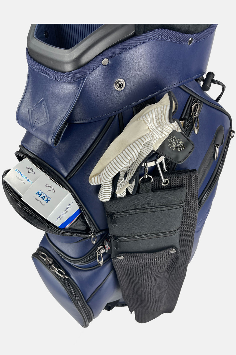 RevCore Lux Golf Cart Bag | 14-Way Divider | Synthetic Leather – CaddyDaddy